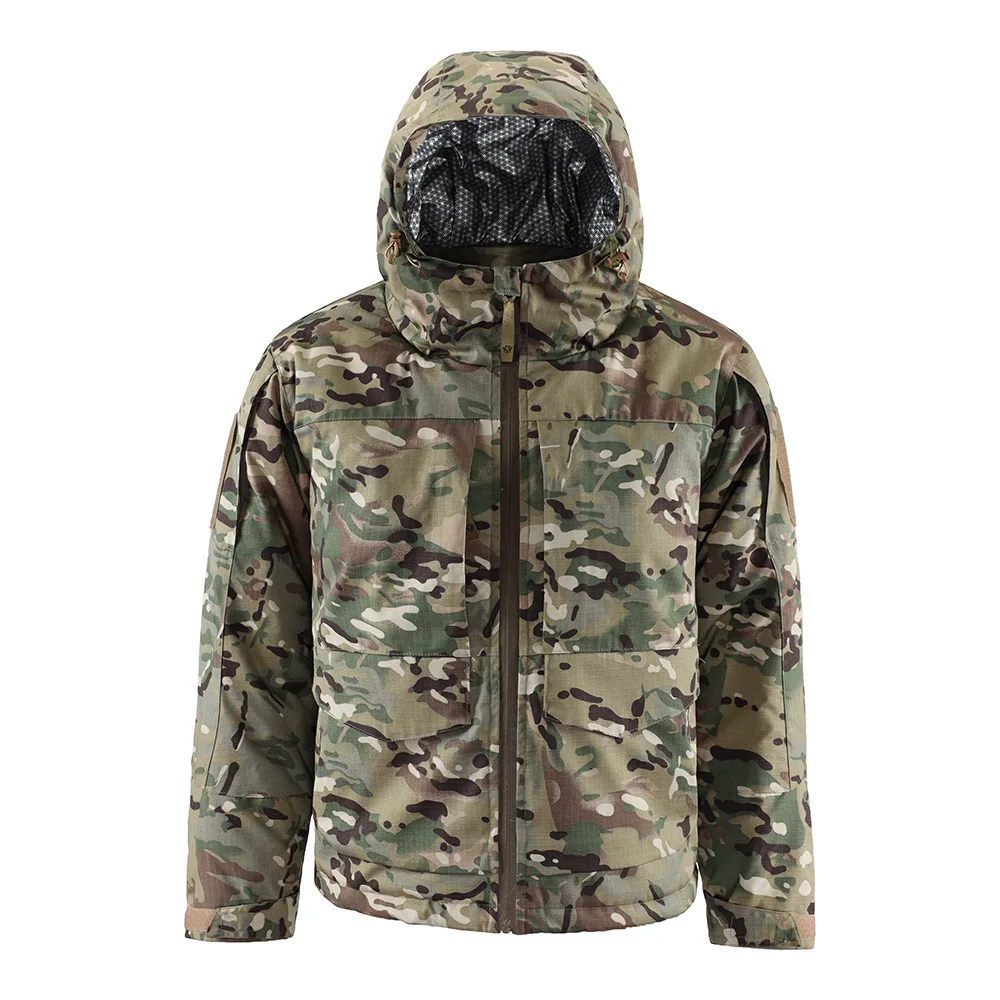Tactical Windproof Jacket M65 Camouflage Tactical Thickened Coat Cold ...