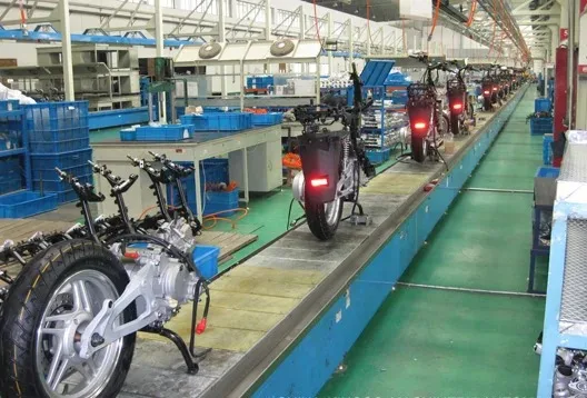 Professional Motorcycle Assembly Line - Chain Plate Conveyor