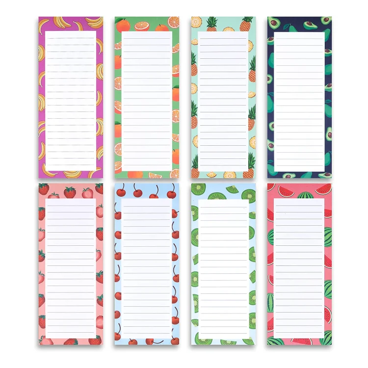 Undated Magnetic Notepads With Grocery List,Meal Planning Pad For ...