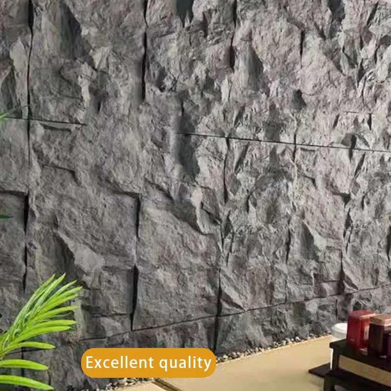 2400*800*80 Lightweight Faux Stone Decorative PU Panel