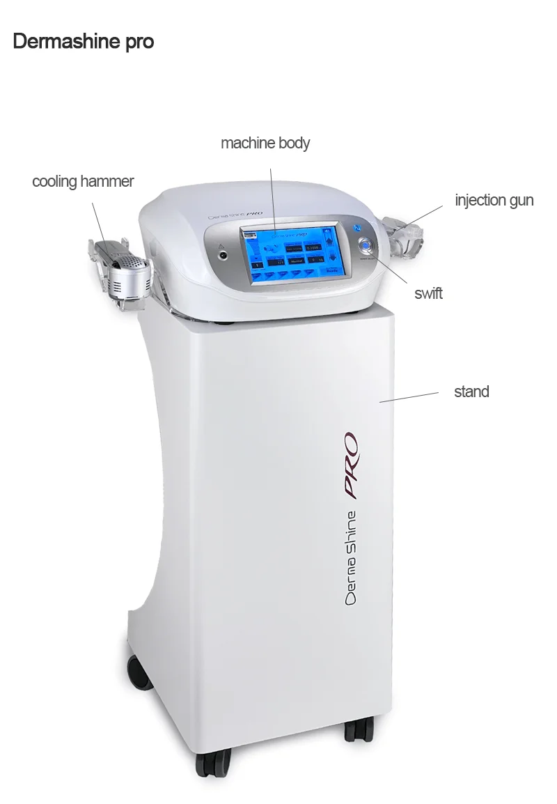 Korea 3rd Generation Vital Injector Mesotherapy 32g 9pin Needle Mesogun ...