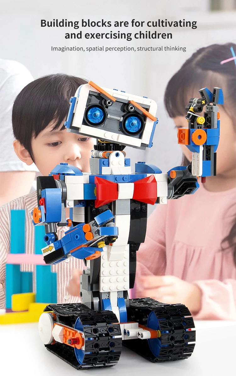 New Release Diy Control Educational Science Stem Toys Coding Robot ...