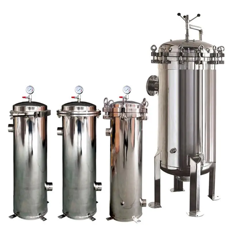 Stainless Steel Filter Housing Pre Filtration System Industrial Use ...