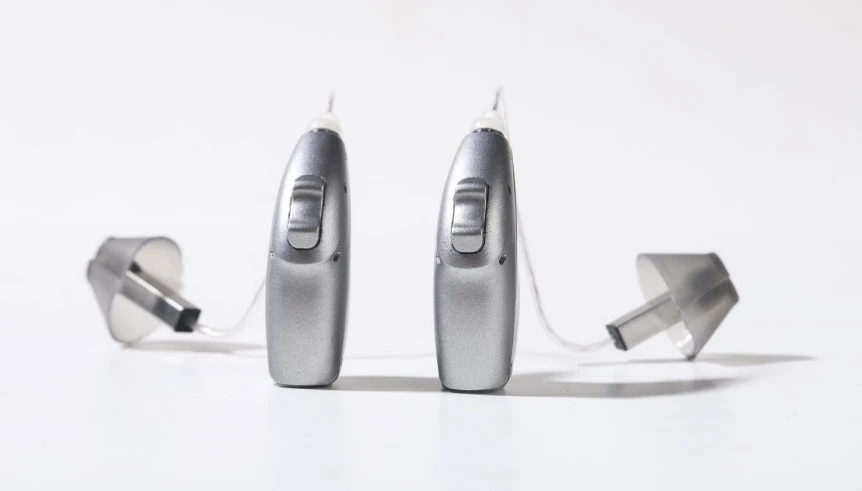 8 Channel RIC Rechargeable Hearing Aids with AI Binaural Super Clear ...