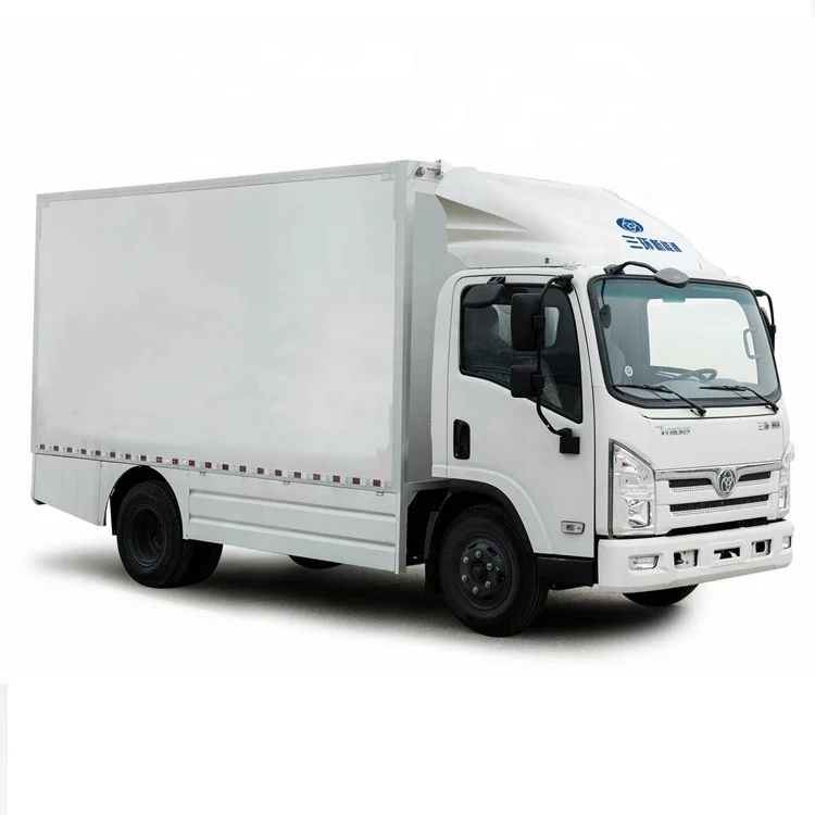 DONGFENG small cargo trucks 5 ton right hand drive lorry box truck ...