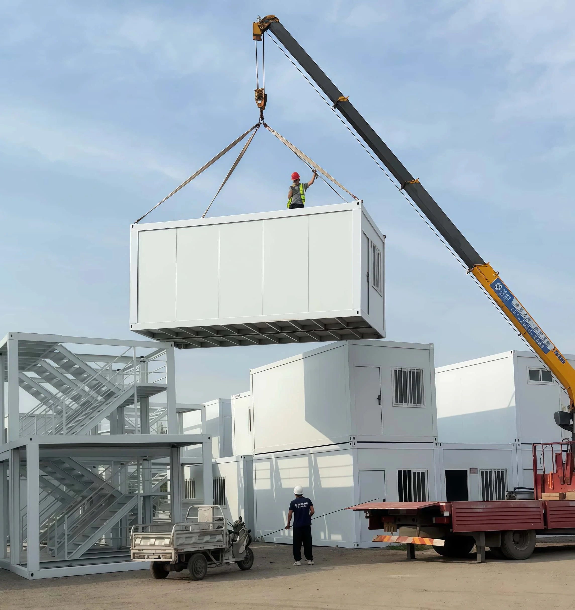 Smart 20ft Shipping Container Office Portable Modular Prefab Industrial ...