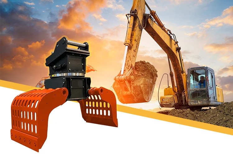 Wholesale Price Small Demolition Hydraulic Rotator Motor Excavator Log ...