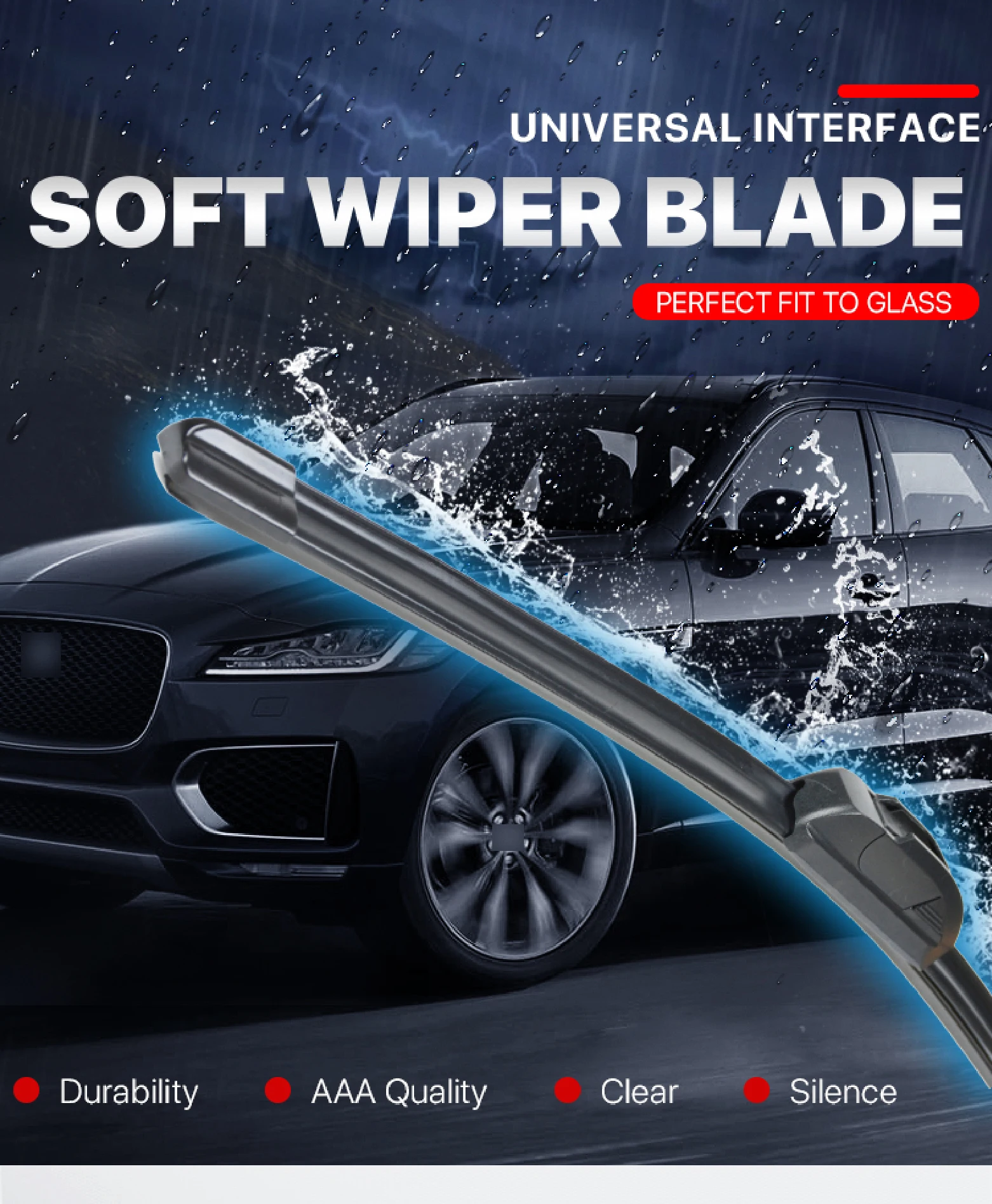 High Quality Premium Wiper Blade Universal Flat Car Wiper Blade - Buy ...