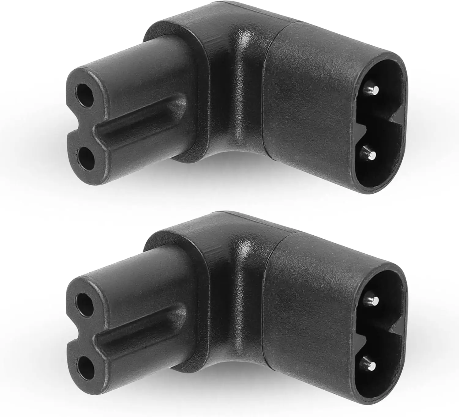 High Quality Iec Converter C7 to C8 Angle Plug Adapter Female to Male ...