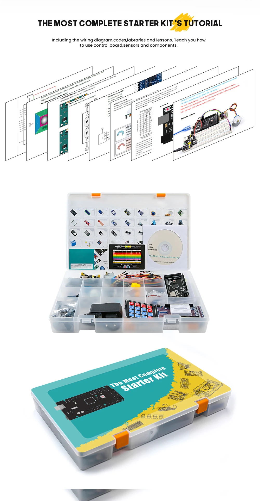 Robotlinking Development Board Starter Kit for Arduino MEGA 2560 R3