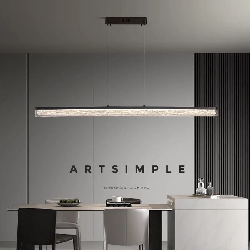 Modern Luxury Led Linear Dining Table Lighting Decoration Home ...