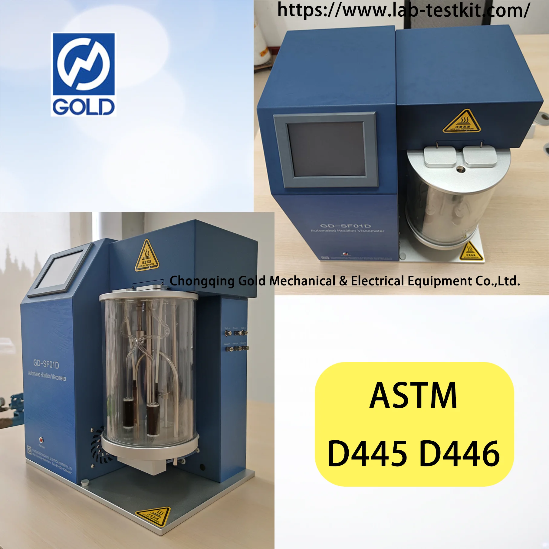 NEW Viscometer ASTM D7279 Automated Houillon Viscometer ASTM D445 Kinematic Viscosity ASTMD446 ...