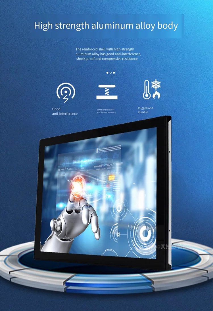 Vincanwo 21.5 32 Inch Industri Pc Panel Android System Touch Screen ...