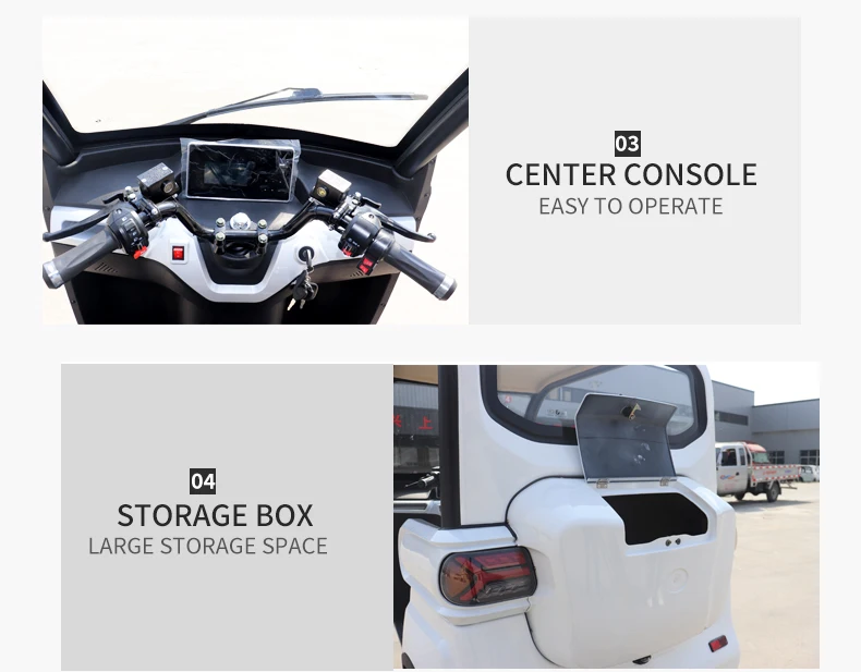 KEYU LEHU 3 Seater Electric Tricycle - Pure Electric Bike