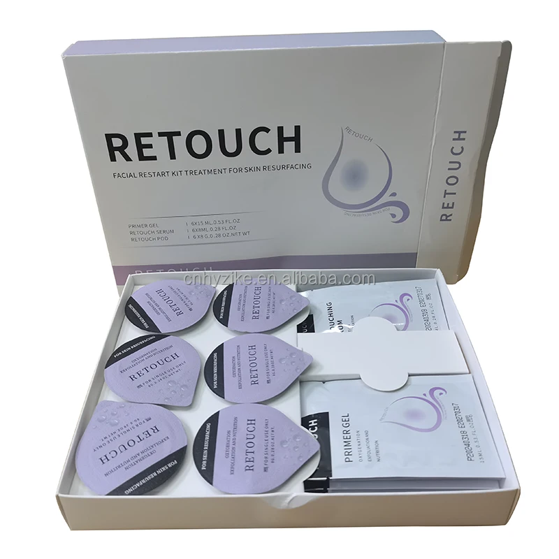 ZIKE NEW RETOUCH AHA BHA PHA Facial Pods - Skin Rejuvenation