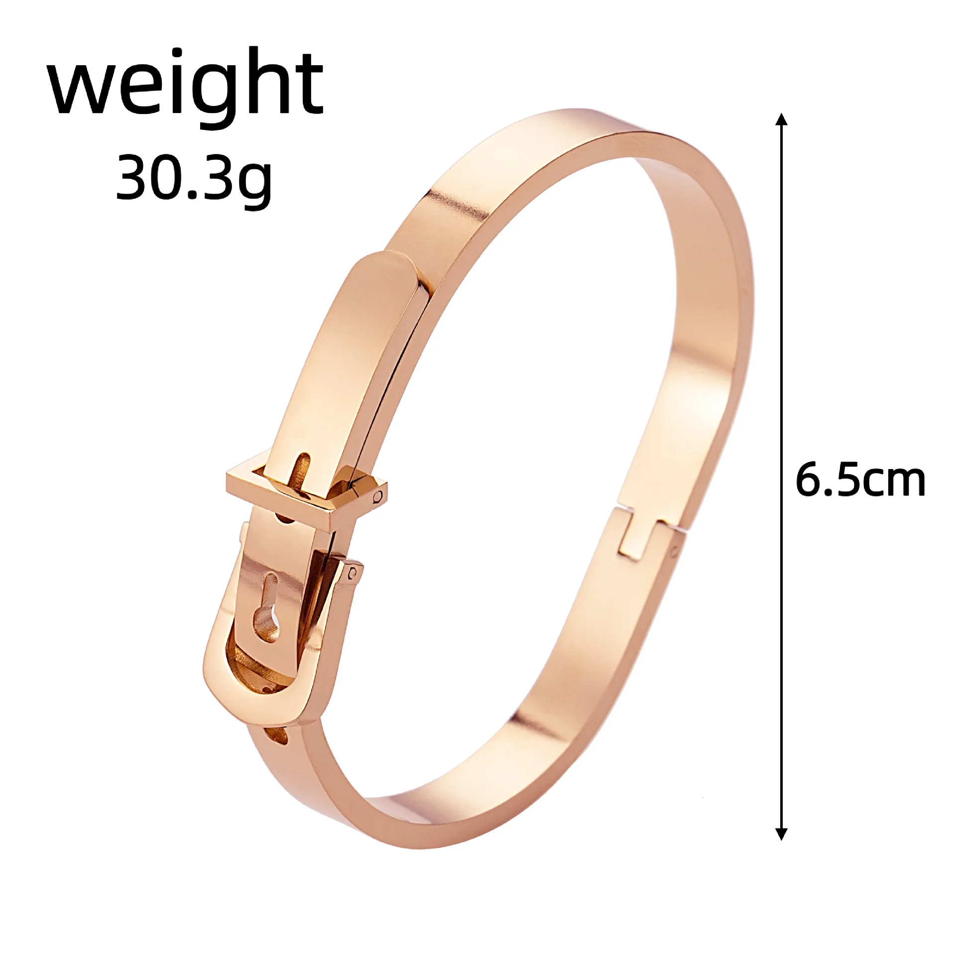 Women Trendy Unique Design Opening Bracelet Gold Sliver Stainless Steel ...