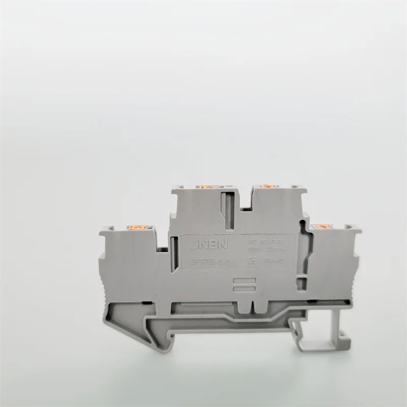 Low Cost Levels Connector Din-rail Double Layer Push In Terminal Block ...