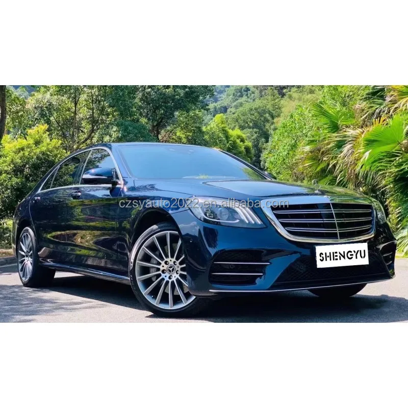 Body Kit For Benz S Class W222 14-20 Change To S450 Style Include Rear Lip Exhaust Pipe,Grille ...