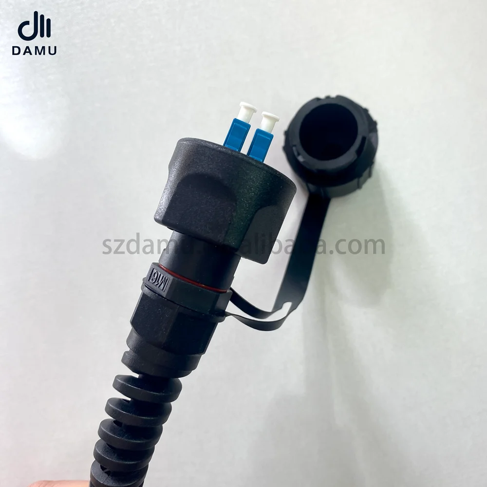 Waterproof Outdoor 2 Coresodva-lc Duplex Ip67 Fiber Optic Patch Cord ...