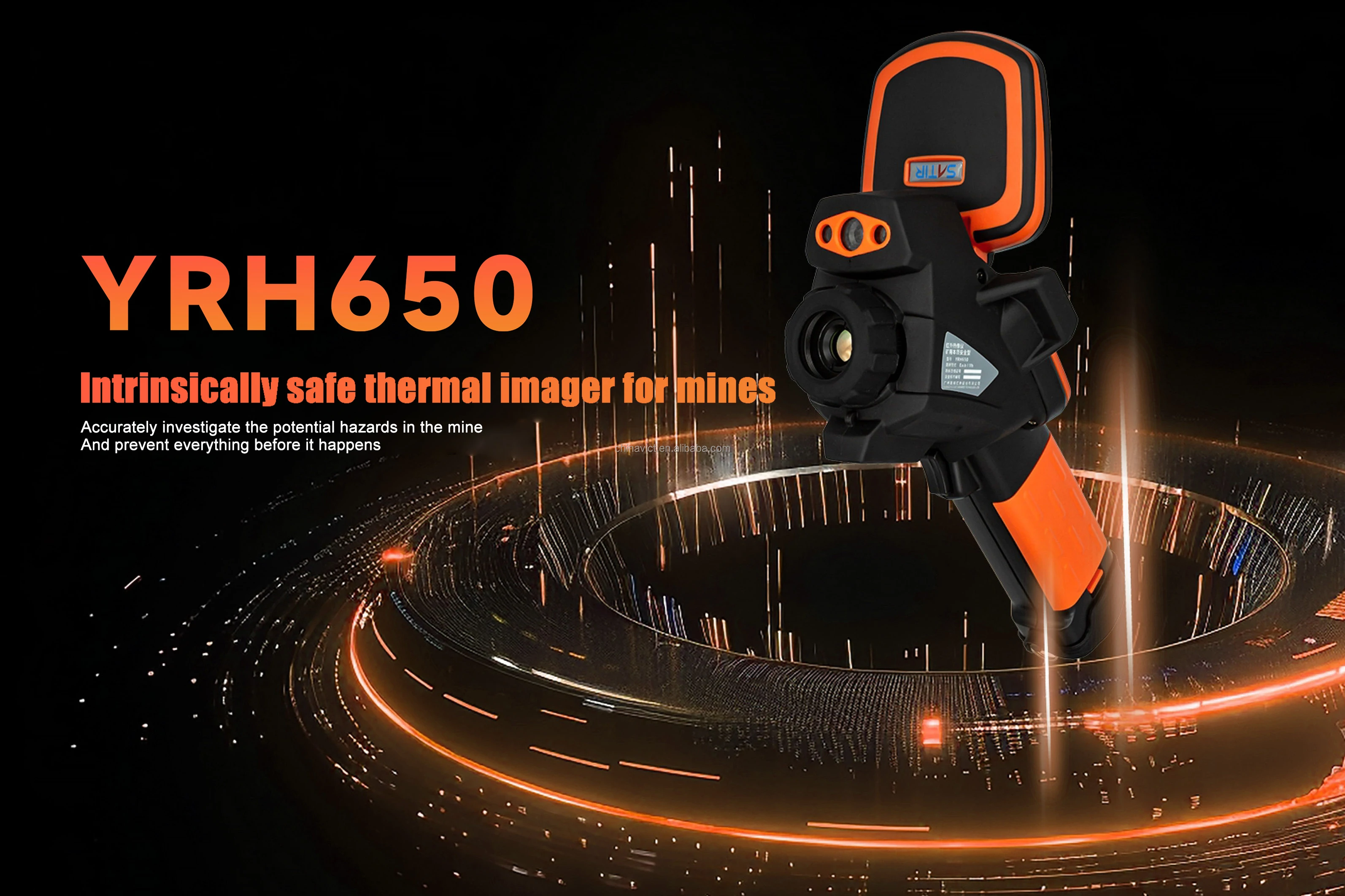 Yrh600 Mining Non-contact Thermal Imaging Camera Portable Industrial ...