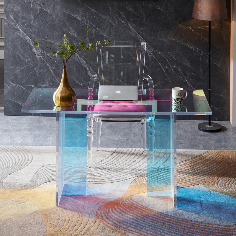 Acrylic Desk Acrylic Table Dazzle Computer Desk - Buy Acrylic Desk ...