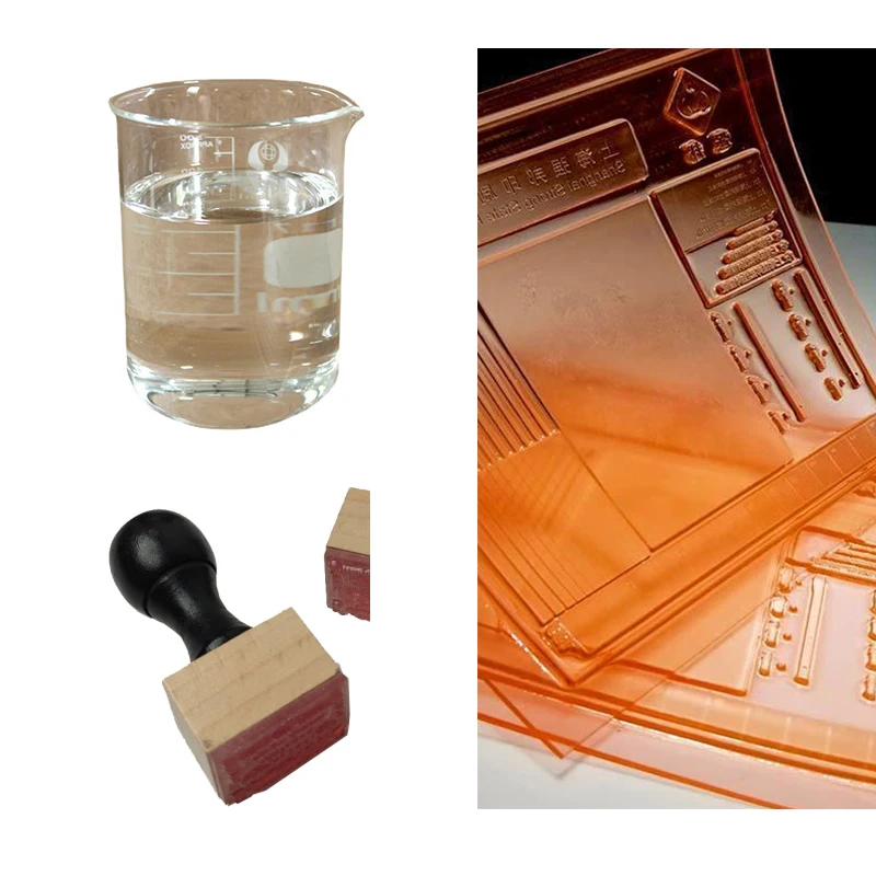 Gel Soft Printing Liquid Polymer for Rubber Stamps