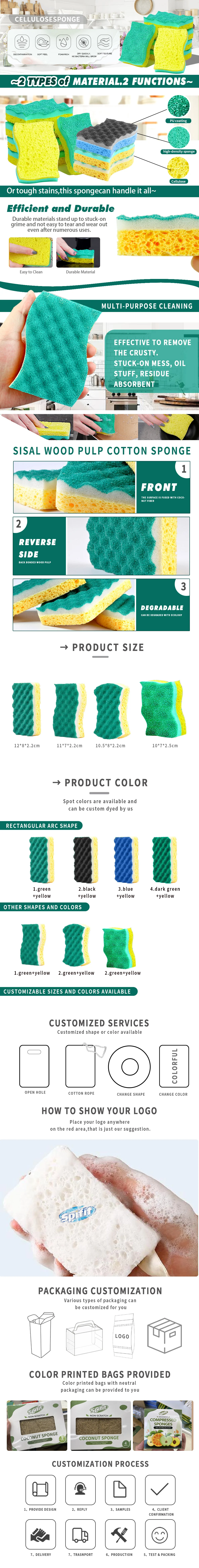 Fiber Compressed Facial Natural Cotton Cellulose Wood Pulp Pressed ...