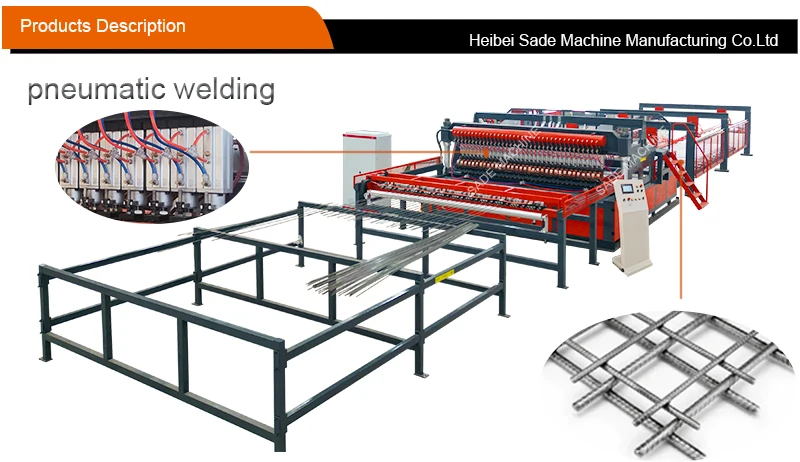 Reinforcing Steel Provided Plc Wire Mesh Wire Mesh Welding Machine ...
