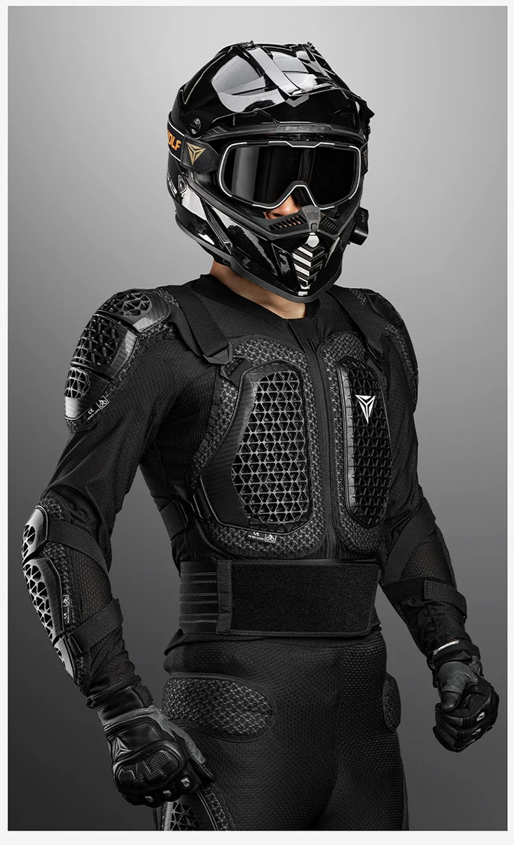 MOTOWOLF PG1 Lightweight Motorcycle Armor Jacket & Pants Suit - Durable ...