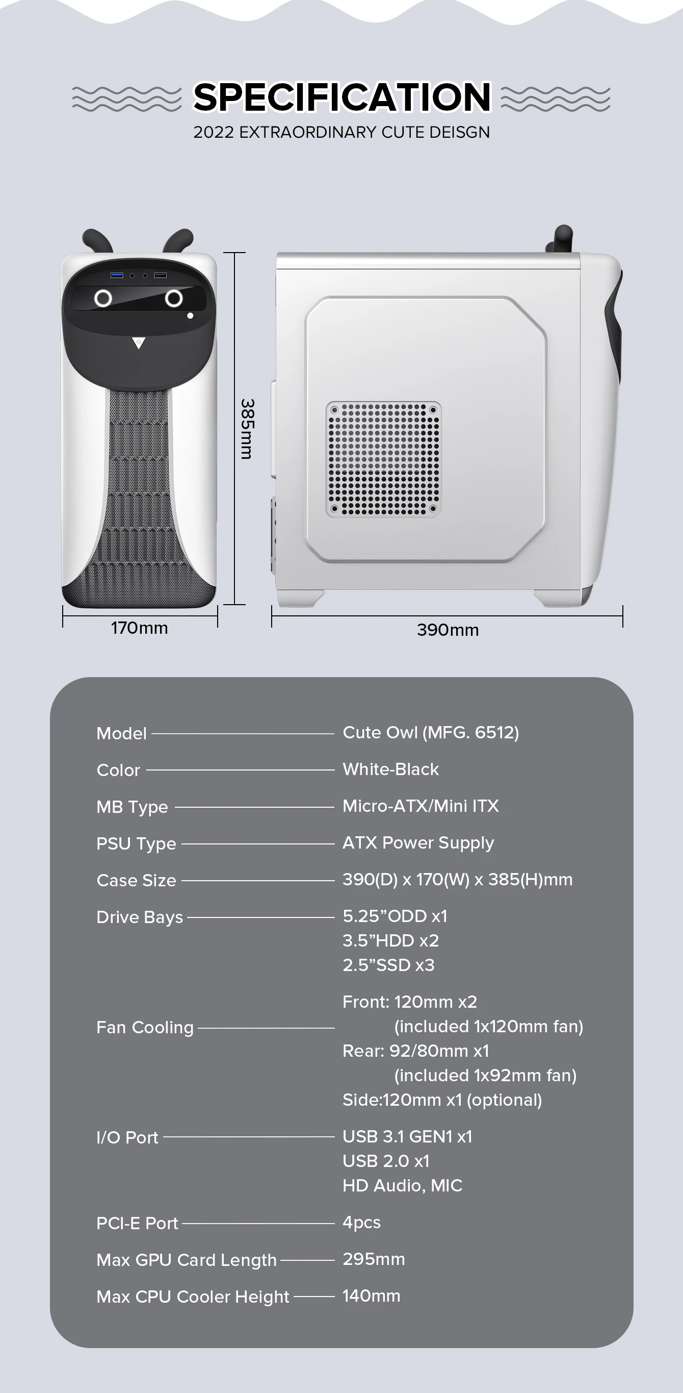 Gamemax Micro Atx Gaming Computer Case Mid Tower Desktop Gaming Cabinet ...
