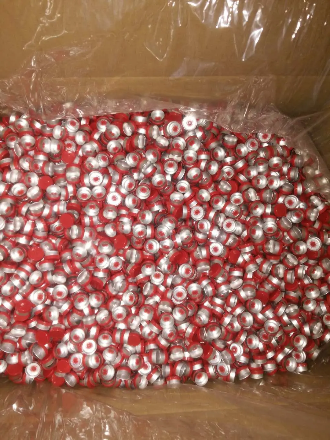 Custom Specifications Aluminium Plastic Vial Cap Seal For Injection ...