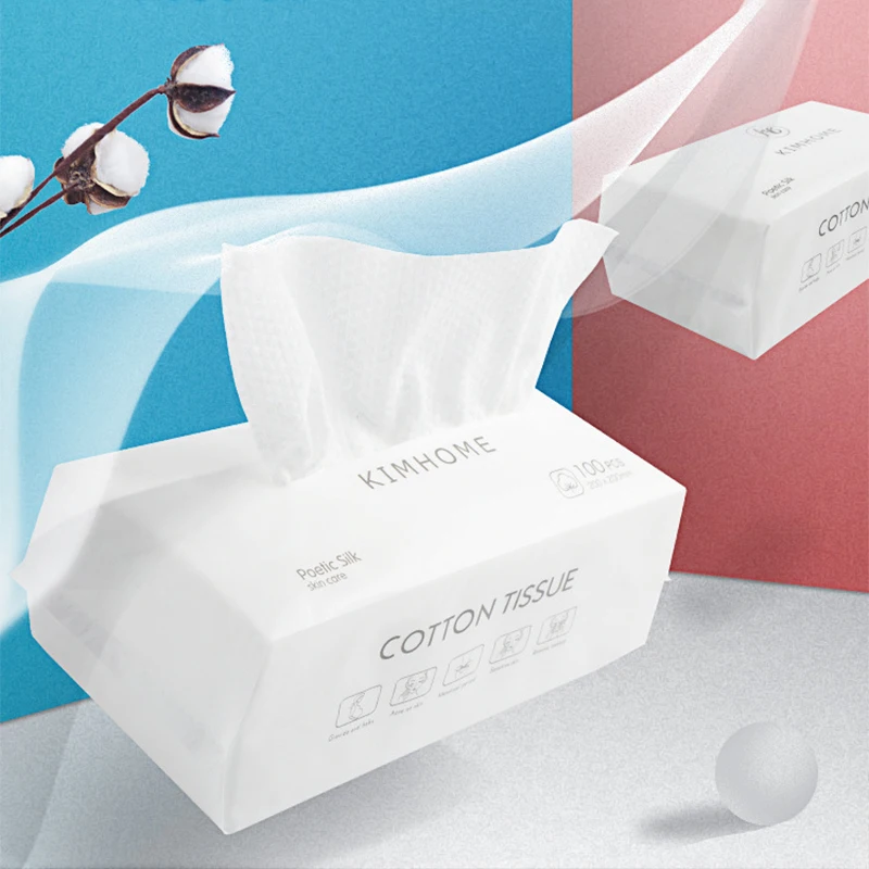 Disposable Cheap Promotional Facial Towel Rolls Cotton Facial Tissue ...