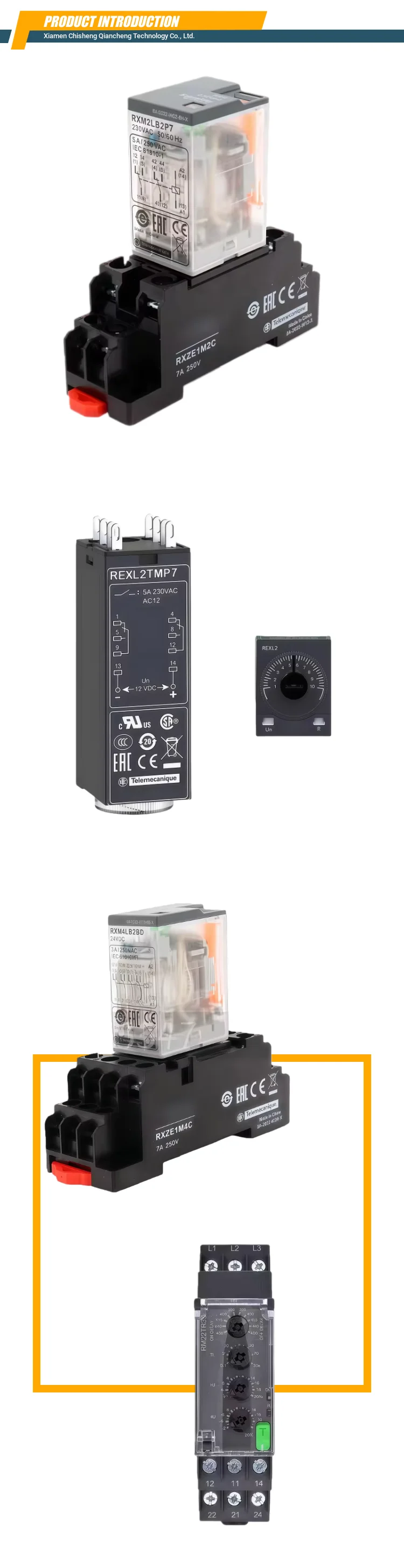 Miniature Relay RXM2AB2P7 RXM2AB2JD RXM2AB2FD RXM2AB2F7 RXM2AB2ED ...