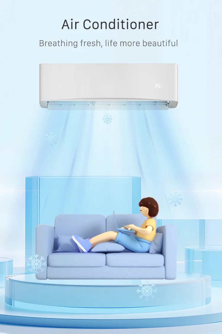 Oem Acceptable Inverter 1p 9000btu 220v 50hz 220v 60hz Air Conditioner ...