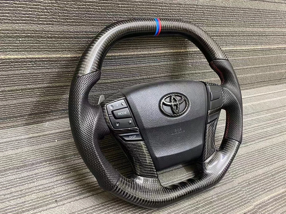 Carbon Fiber Steering Wheel for Toyota Mark X - Sports Design, Premium ...