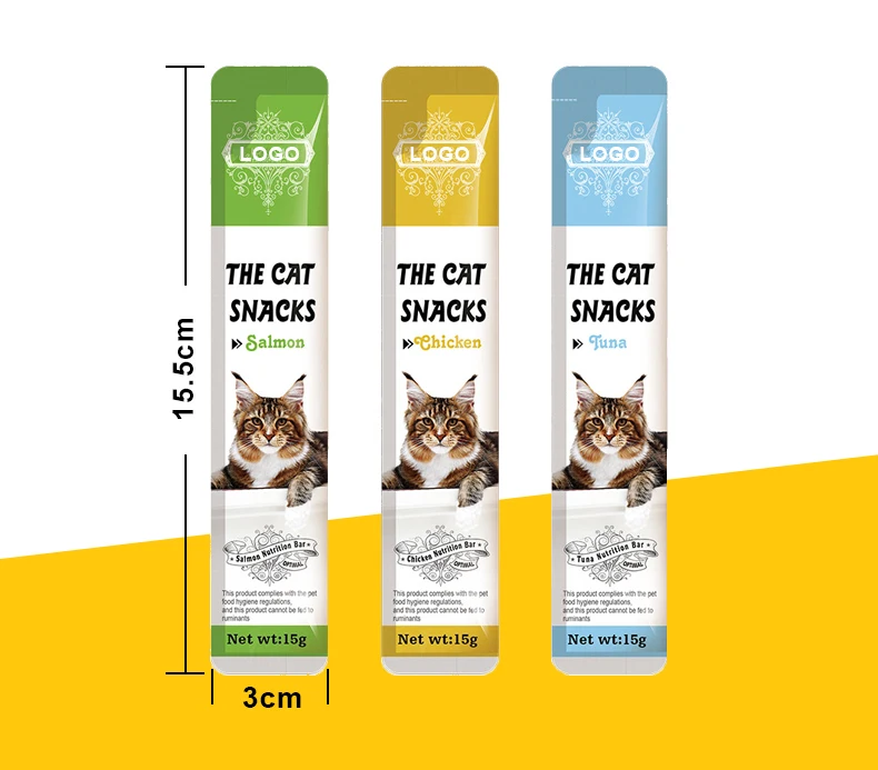 Brand New High Quality Chicken Salmon Tuna Calcium Supplementation Cat ...