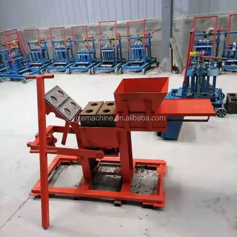 Manual Hand Press Interlocking Brick Making Machine Sell in Philippines