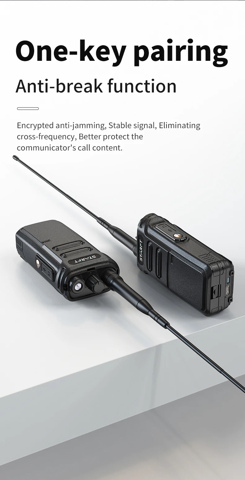 Starft Cb27 10w Long Standby Cb Radio 27mhz Band Am Fm Vhf Uhf Handheld ...