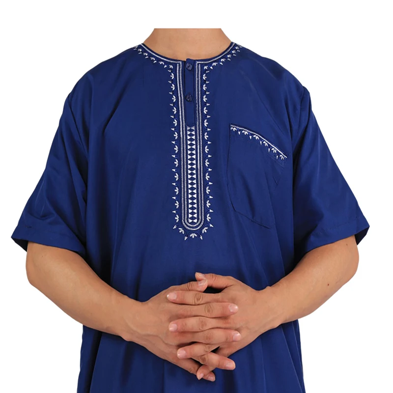 Islamic Men Wear Thobe/muslim Long Kurta/wholesale Jubba/thawb - Buy ...