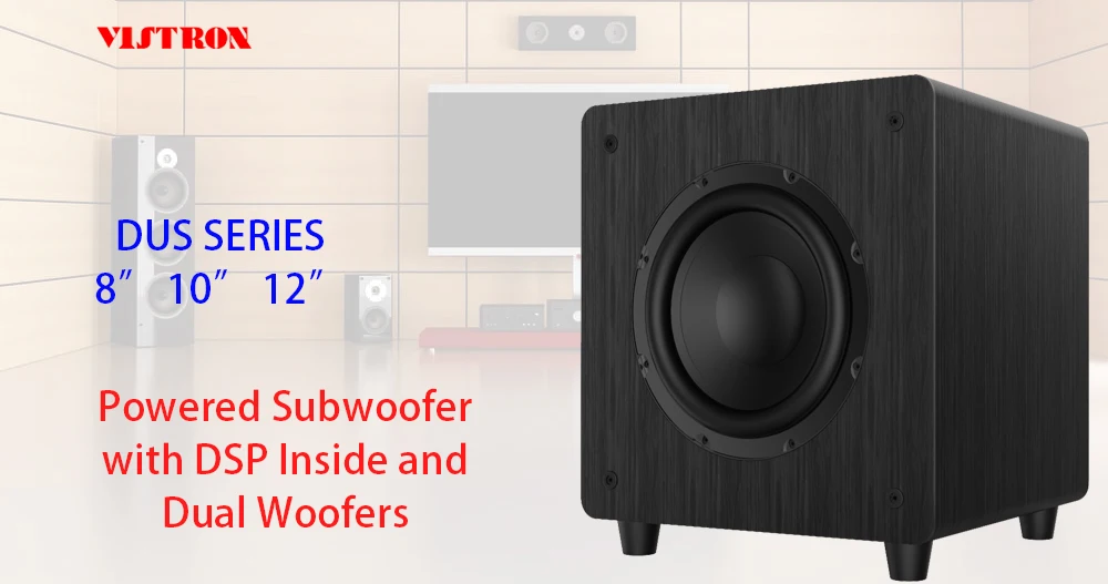 Active Subwoofer 12 Inch with DSP Inside - Compact Design