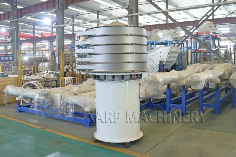 SS304 Salt Vibrating Screen Monosodium Glutamate Round Vibro Sieving ...