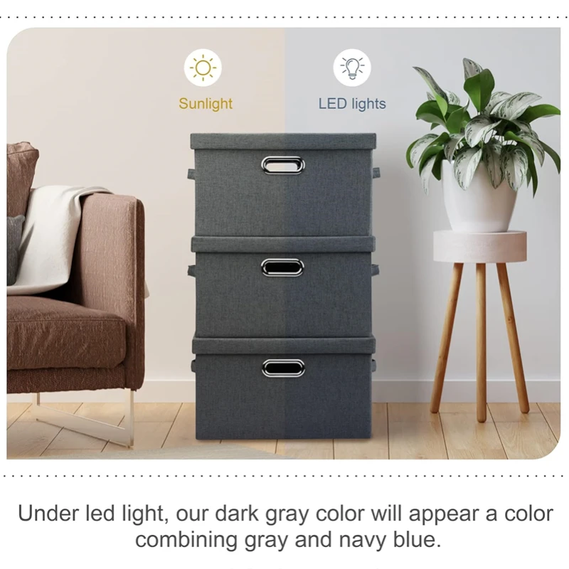 Wholesale Collapsible Stackable Linen Closet Storage Box With Lid ...