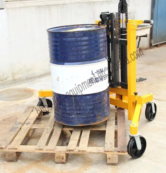 DTF450 Pedaled Hydraulic Drum Lifter - 1 Ton Capacity