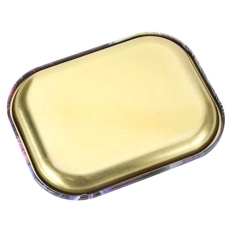 Futeng 18*14cm Metal Tin Custom Printed Rolling Tray Tobacco Smoking ...