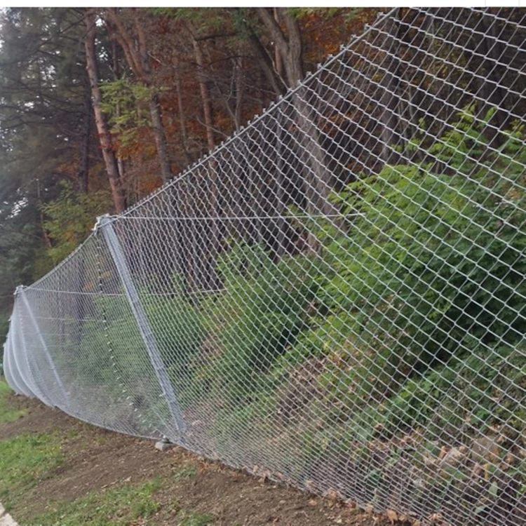 Rockfall Protection Mesh System Active Protective Netting For Slope ...