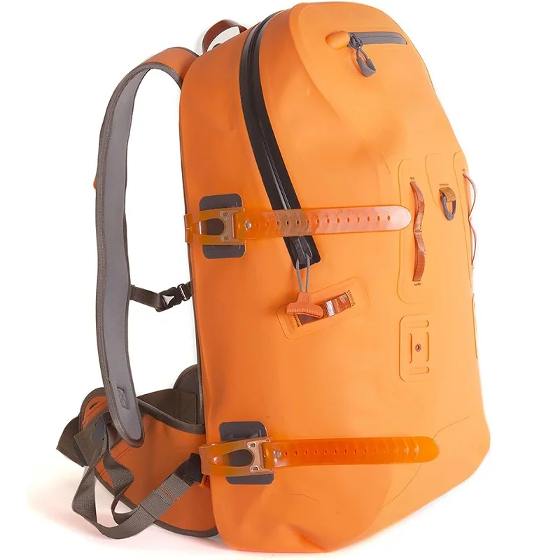 Waterproof Fishing Backpack Fully Submersible Zipper 28L TPU Travel ...