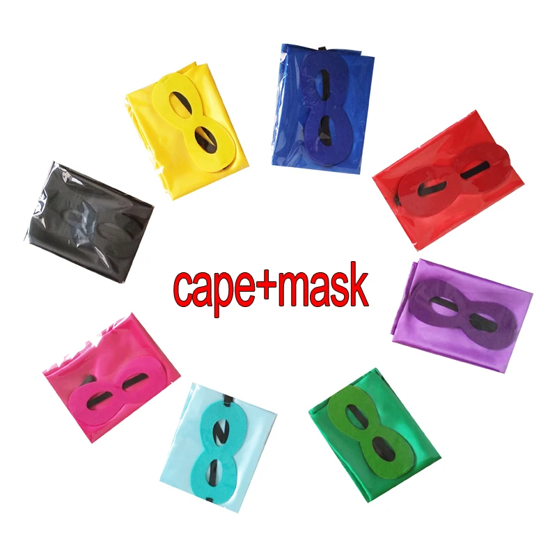 Wholesale Cheapest Plain Color Cape For Kids Set - Buy Superhero Plain ...