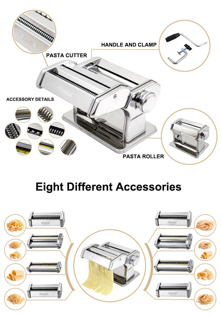 150mm Detachable Pasta Machines Morandi Colors Fresh Noodle Making ...