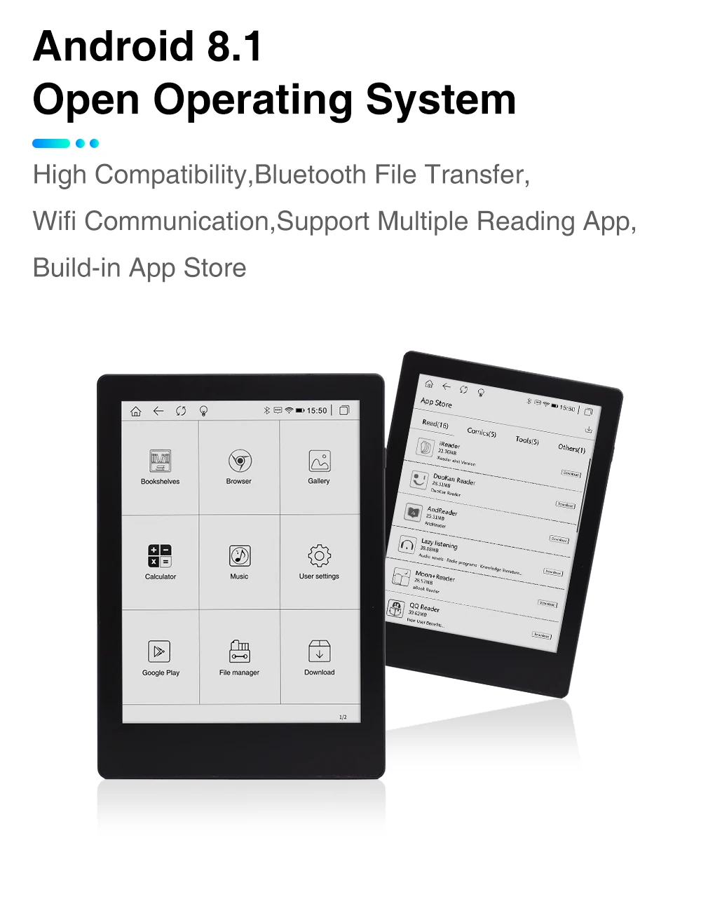 6 인치 전자 종이 전자 책 리더 Ble 와이파이 Pdf 형식 Eink 터치 스크린 전자 리더 Ereader 전자 책 Buy Eink 리더전자 책터치 전자 잉크 전자