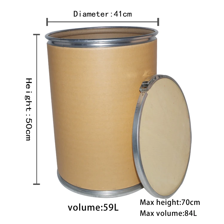 Alibaba.com: CH Food Grade Fiber Drum, 25 Kg Capacity, for Storing ...
